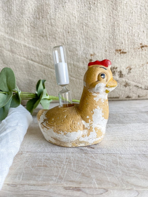 Vintage Chicken Egg Timer / Kitchen Decor / Chicken Decor / - Etsy