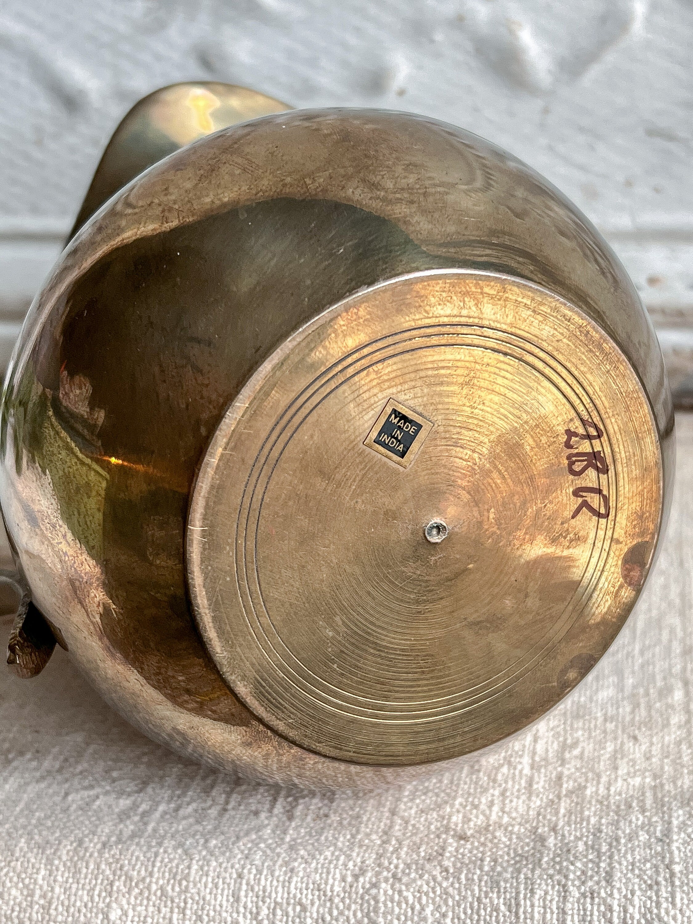 Vintage Brass Made in India Pitcher / Brass Pitcher / Brass - Etsy