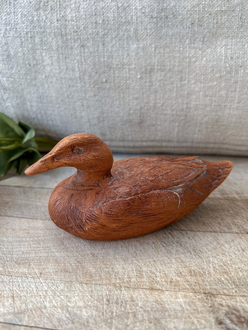 Small Vintage Resin Duck / Duck Decor / Resin Duck / Country - Etsy
