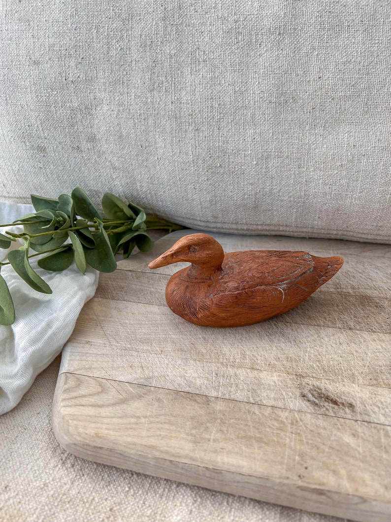 Small Vintage Resin Duck / Duck Decor / Resin Duck / Country - Etsy