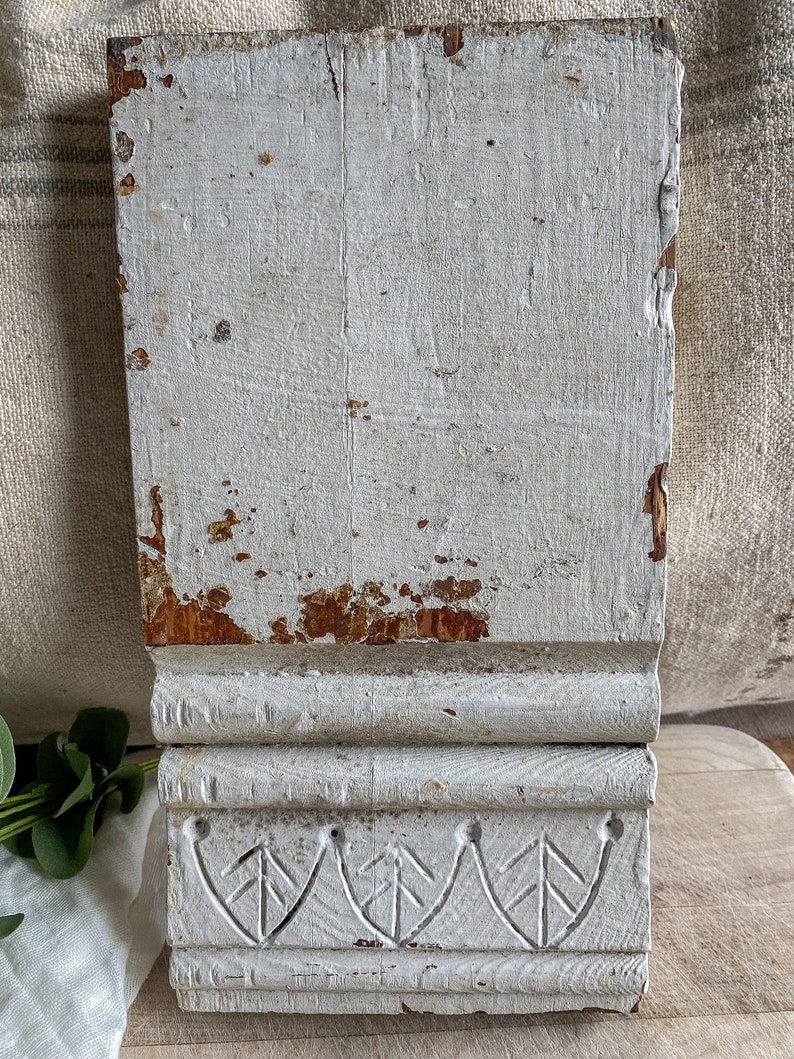 Architectural Salvage Plinth Wood Block / Vintage Decor / - Etsy