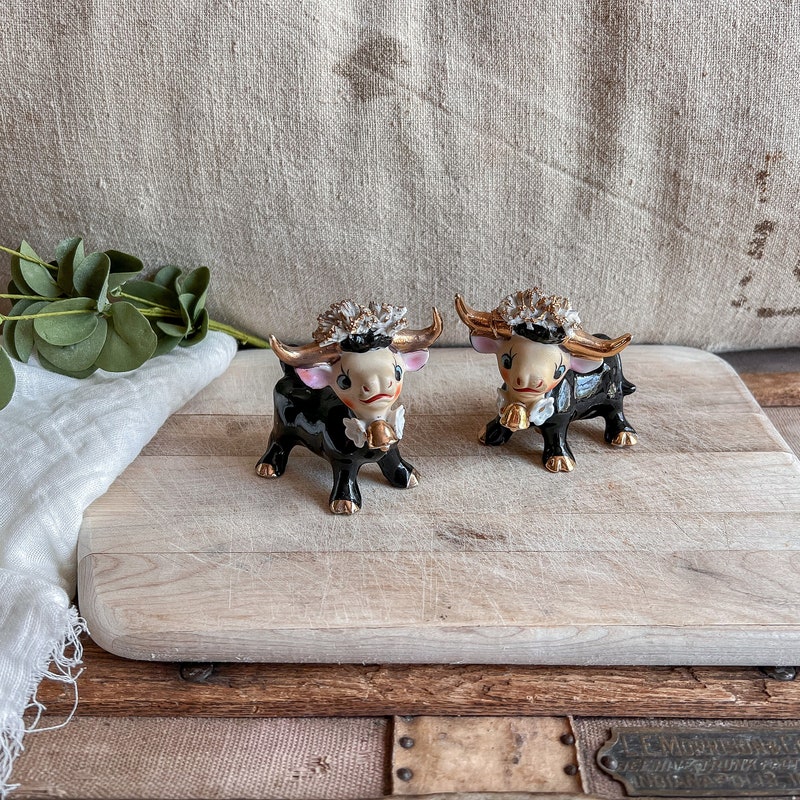 Cow Salt Shaker - Etsy