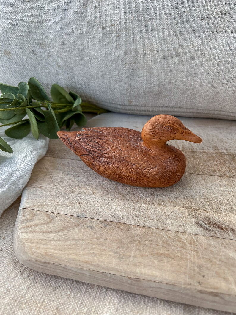 Small Vintage Resin Duck / Duck Decor / Resin Duck / Country - Etsy