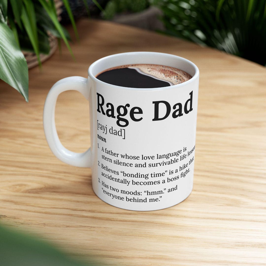 Rage Dad Kratos Definition Mug | Ceramic Coffee Cup 11oz 15oz - Etsy
