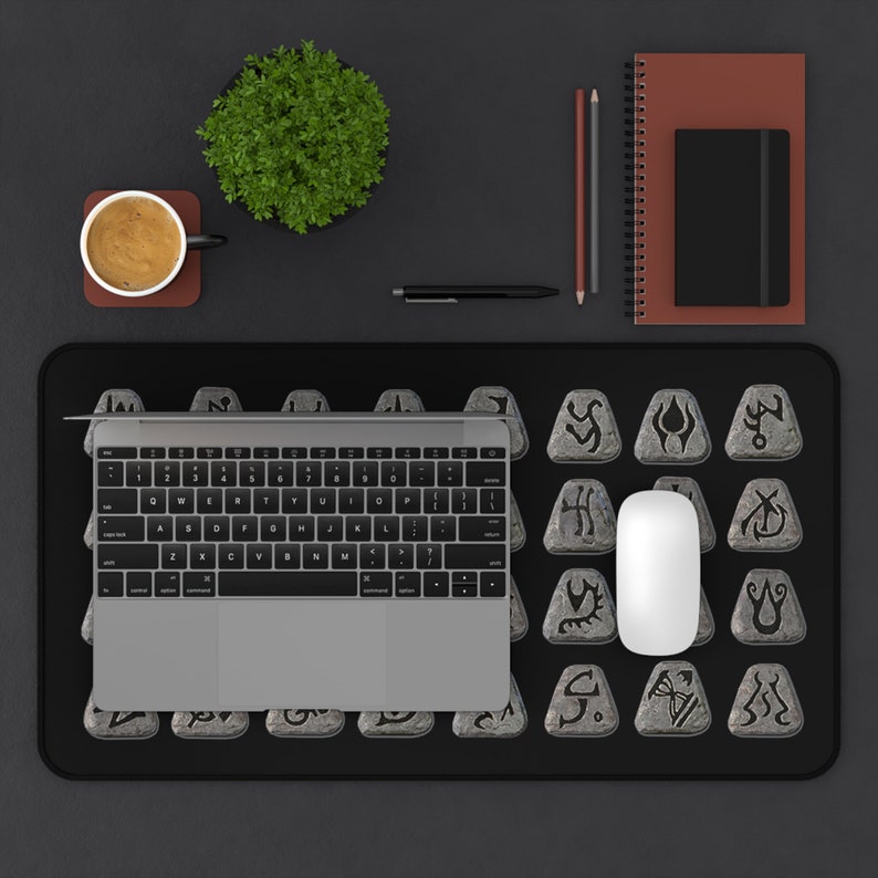 Gamer's Diablo Runes Desk Mat - Antislip Neoprene Workspace Pad - Etsy