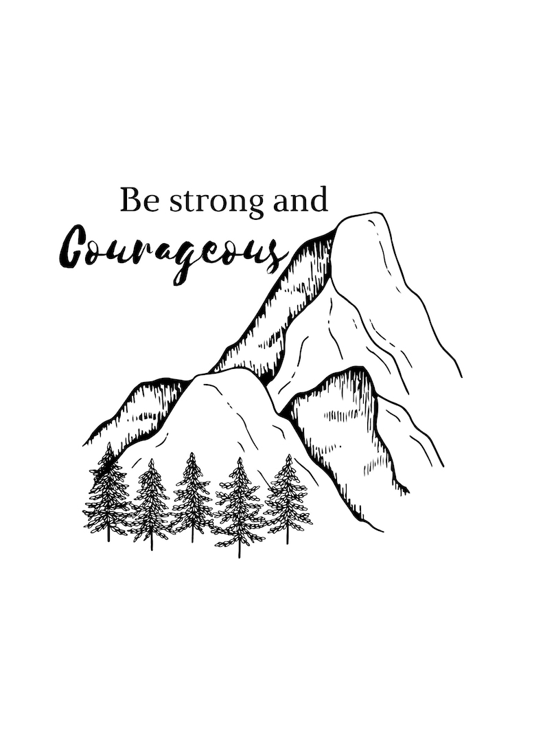 Bible Verse Printable Wall Art Mountains - Etsy