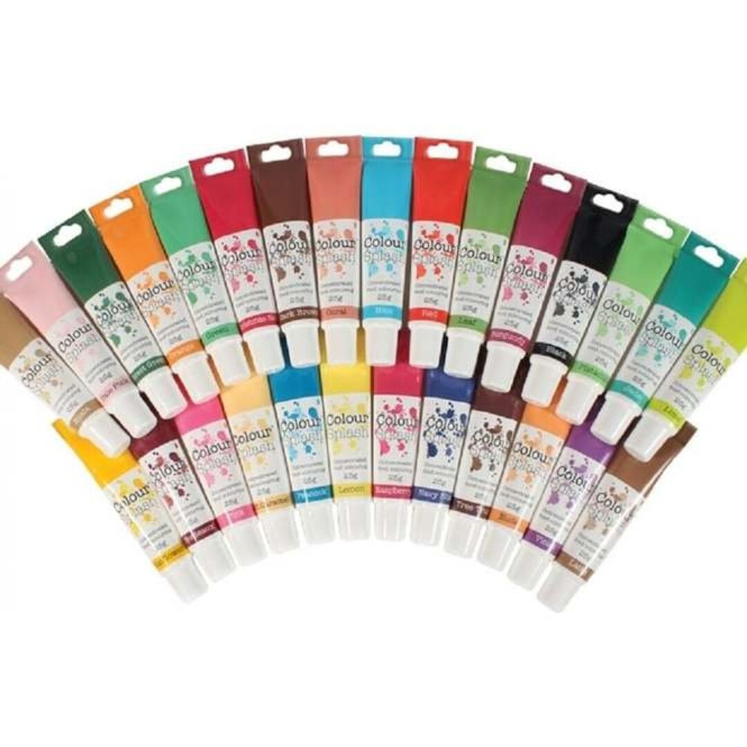 Concentrated Food Colouring Gel Colour Splash Food Gel Concentrated ...