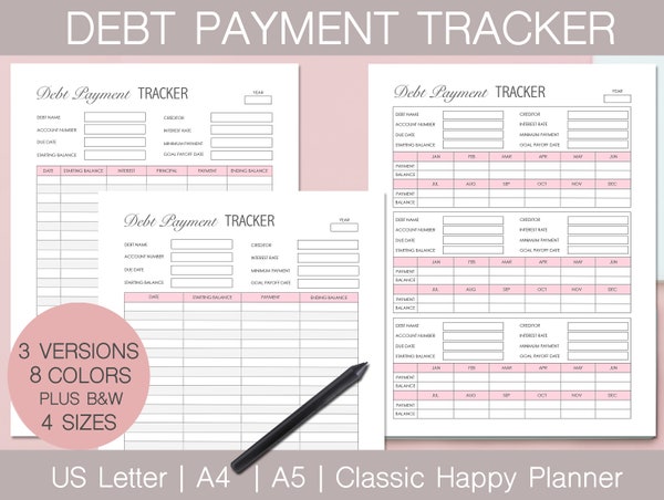 Cash Envelope System Inserts Printable Expense Tracker - Etsy Canada