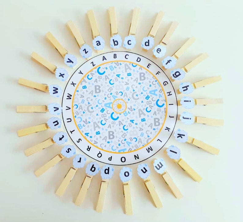 Apprendre l'alphabet jeu des lettres de l'alphabet - Etsy Canada