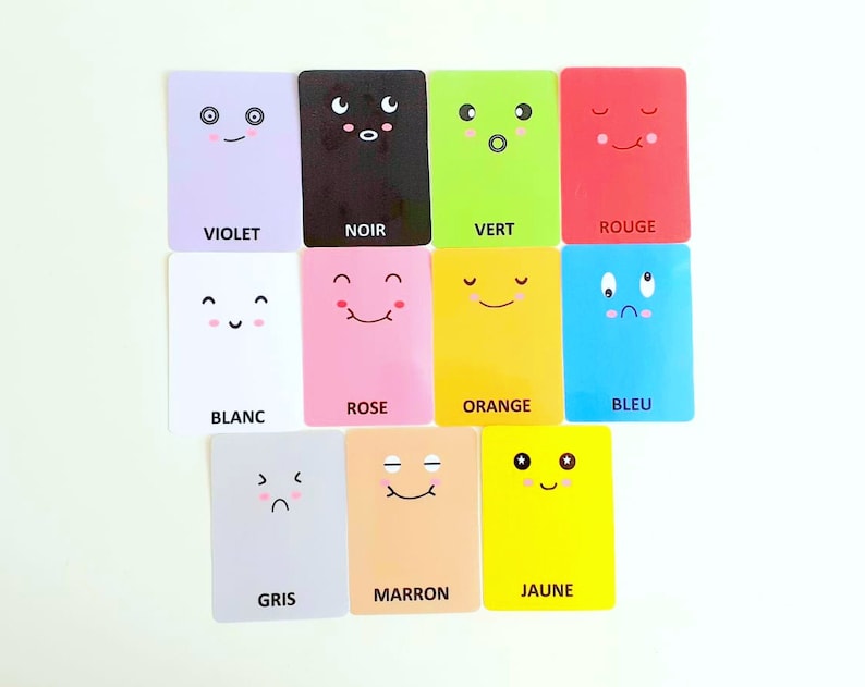 Jeu pour Apprendre les Couleurs Activité Couleurs Maternelle - Etsy France