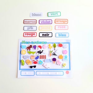 Jeu des couleurs, Apprendre les couleurs, Activité Maternelle, Jeu ...