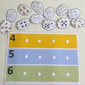 Number Games, Learn to Count Kindergarten, Educational Game to Print ...