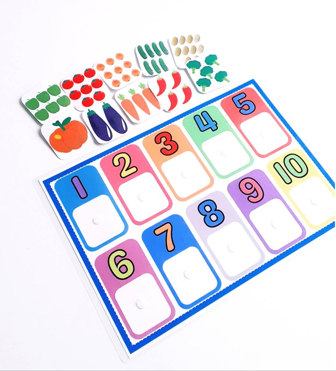 Contar del 1 al 10 Contar del 1 al 10 Aprender números - Etsy México