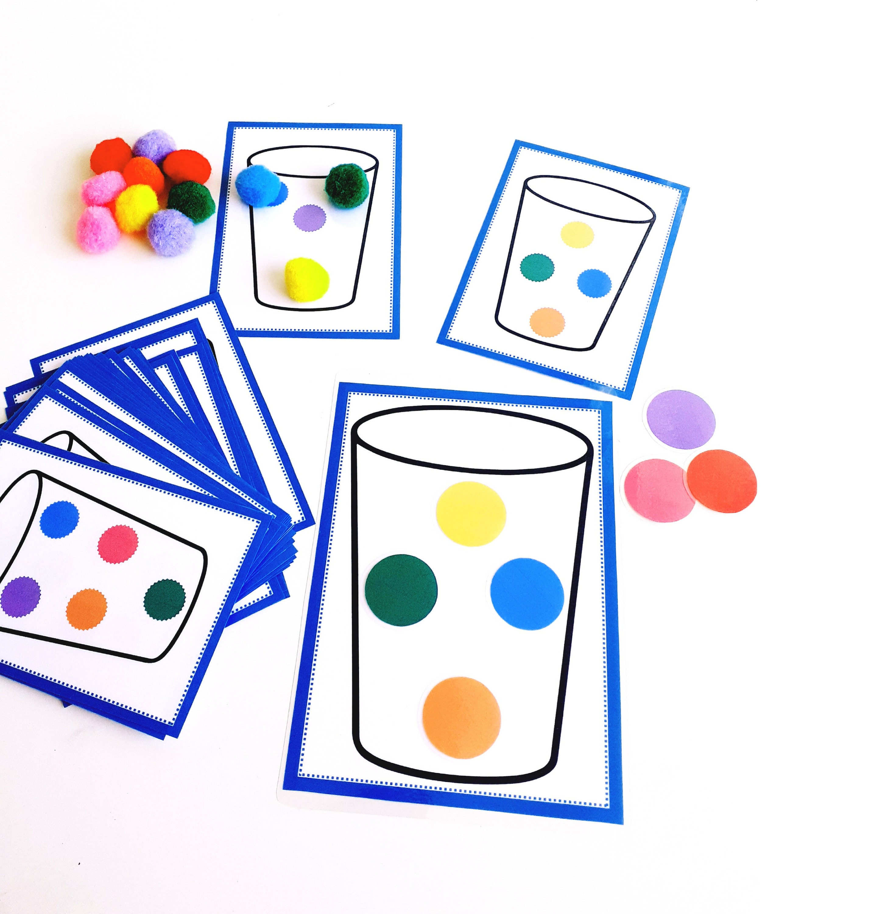 Learn Colors, Color Game, Logic Game for Kindergartens - Etsy