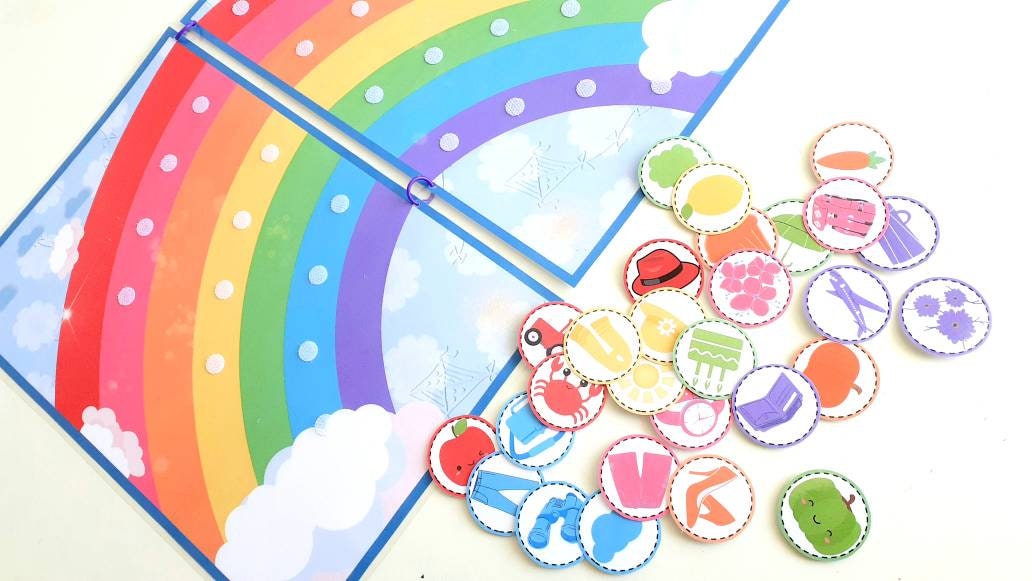 Apprendre Les Couleurs Jeu Des Couleurs Activité Couleurs - Etsy UK