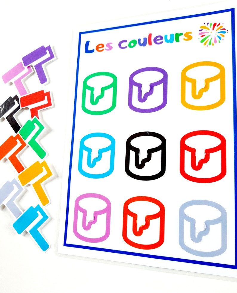 Jeu des couleurs, Apprendre les couleurs, Activités Maternelle, Jeu ...