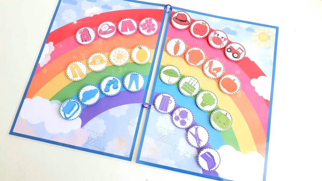 Apprendre Les Couleurs Jeu Des Couleurs Activité Couleurs - Etsy UK