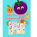 10 Mini Fruit Counting Cards, Learn to Count, Pocket Cards - Etsy