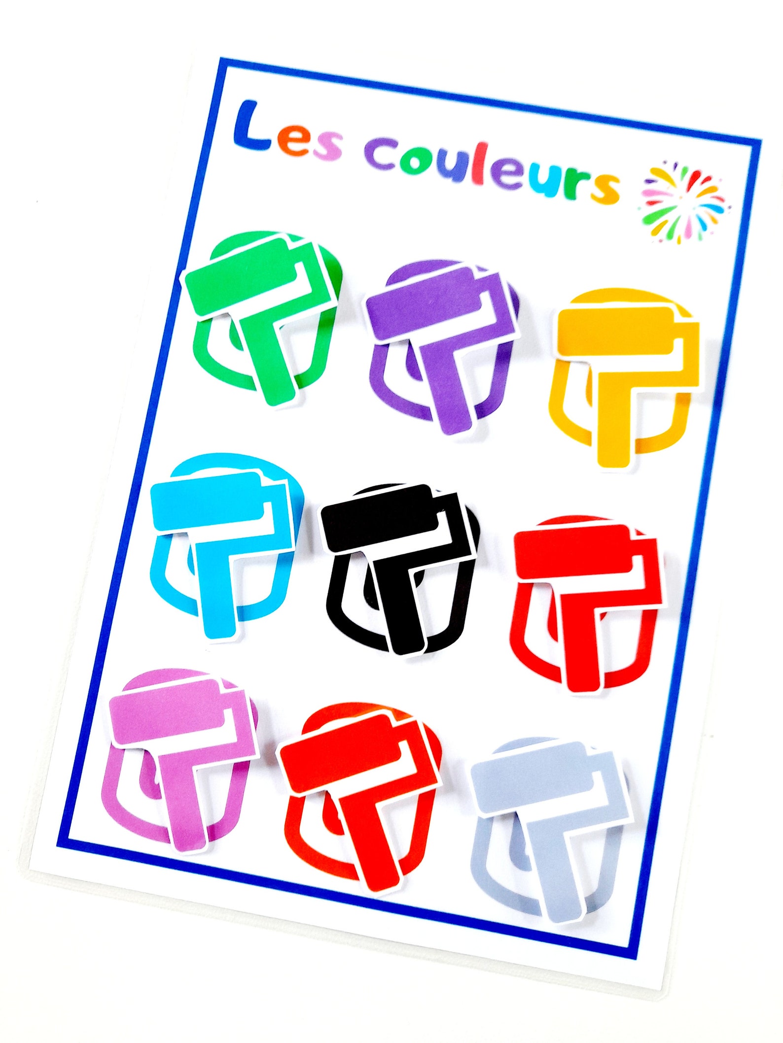 Jeu des couleurs, Apprendre les couleurs, Activités Maternelle, Jeu ...