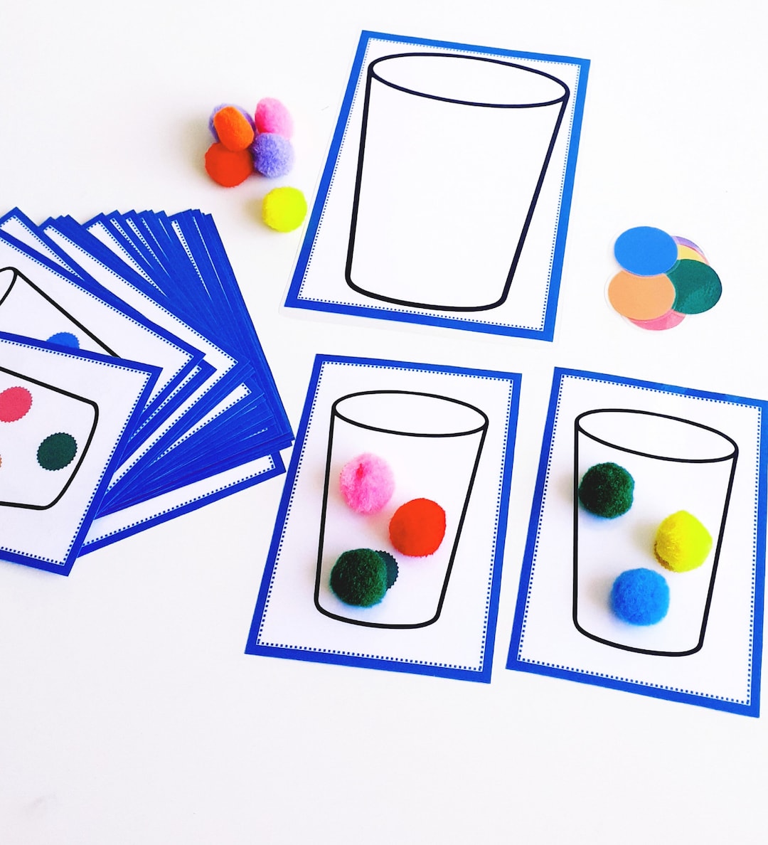 Learn Colors, Color Game, Logic Game for Kindergartens - Etsy