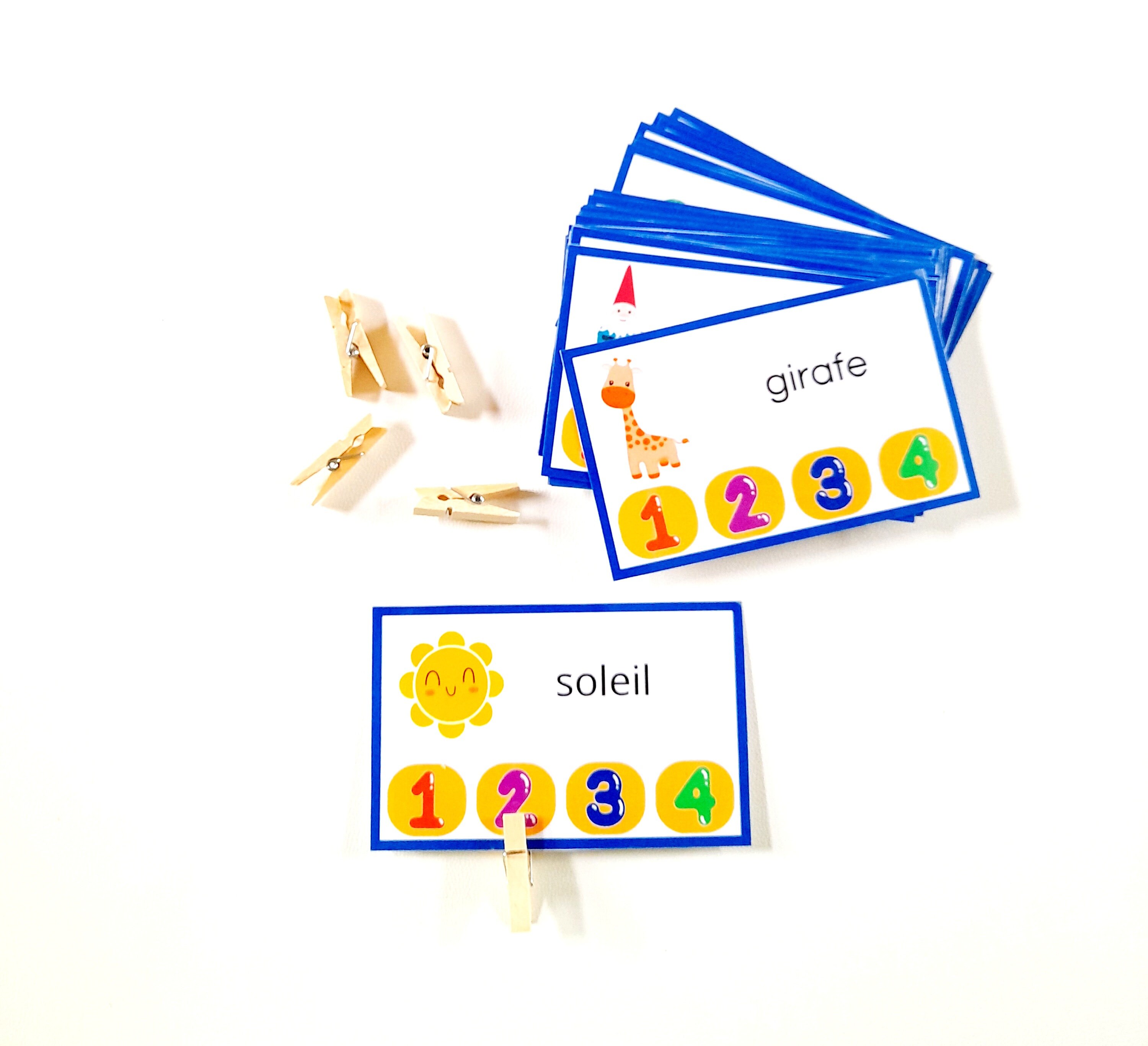 Syllables Game, Learn to Read, Clip Game, Learn French, Syllables ...