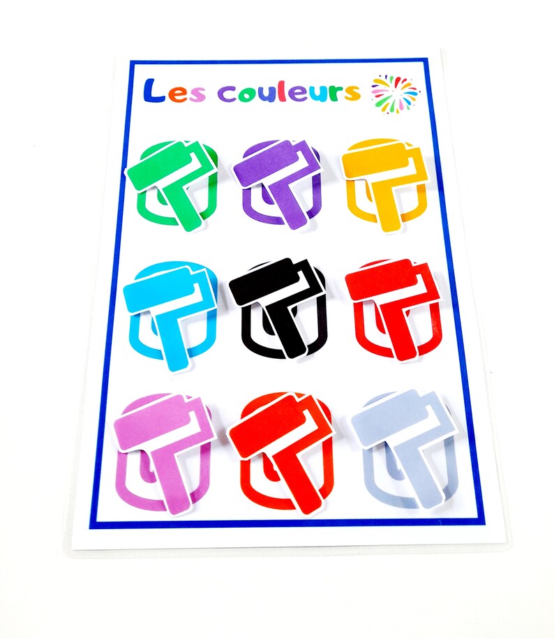 Jeu des couleurs, Apprendre les couleurs, Activités Maternelle, Jeu ...