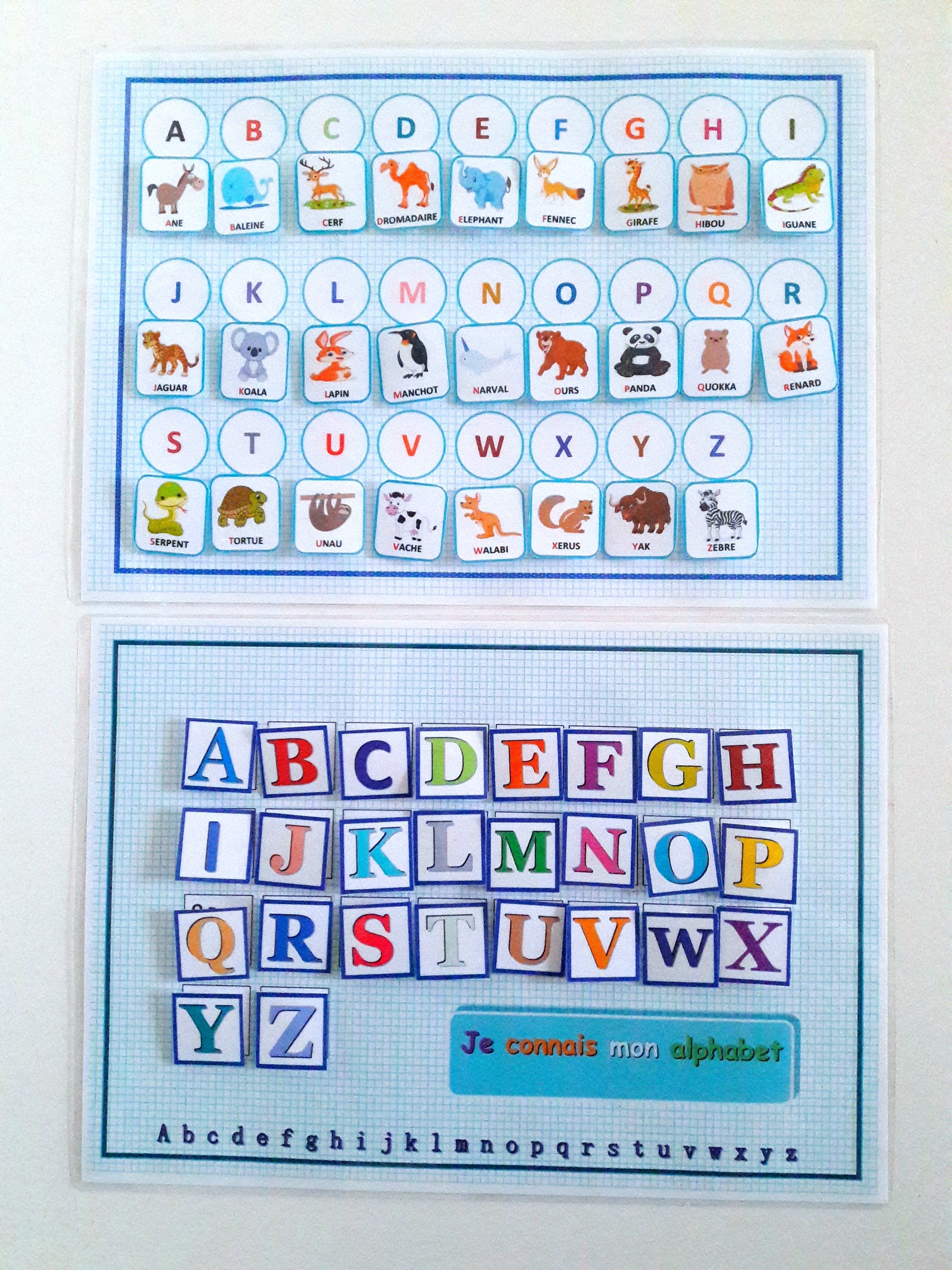 Abécédaire Des Animaux Jeu éducatif Lettres De L' | Etsy