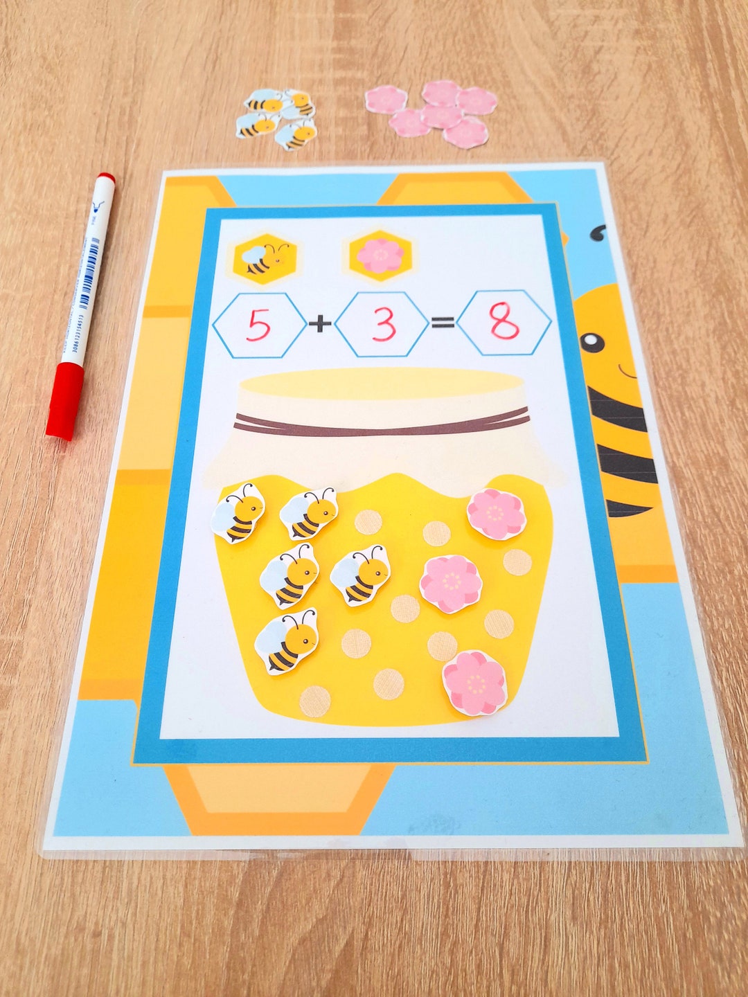 Learn to Count Kindergarten, Educational Game to Print, Calculation and ...