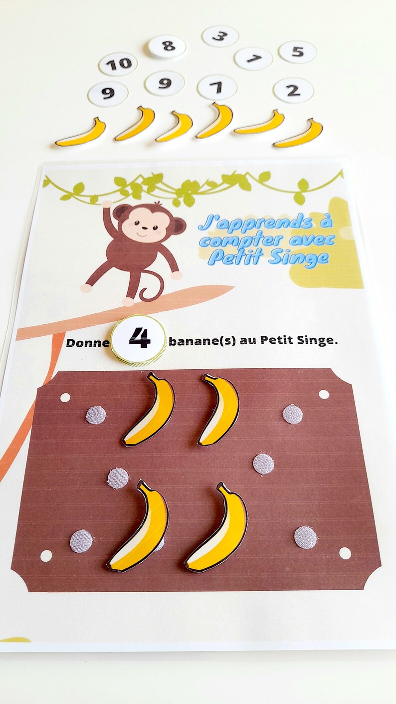 Dénombrer De 1 à 10 Compter De 1 à 10 Apprendre Les Nombres - Etsy