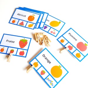 Fruit Cards, Learn the Names of Fruits, Fruit Association Game ...