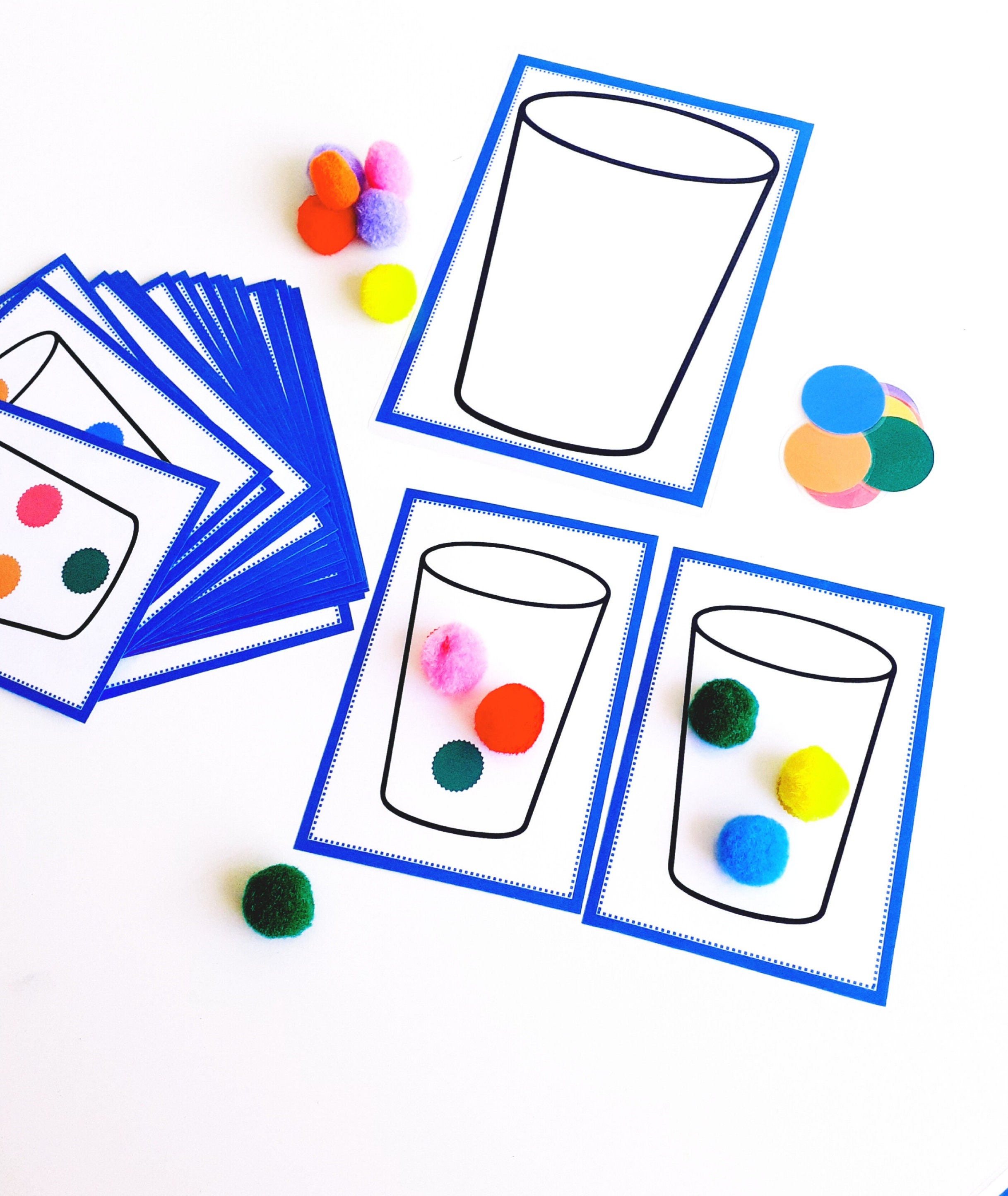 Learn Colors, Color Game, Logic Game for Kindergartens - Etsy