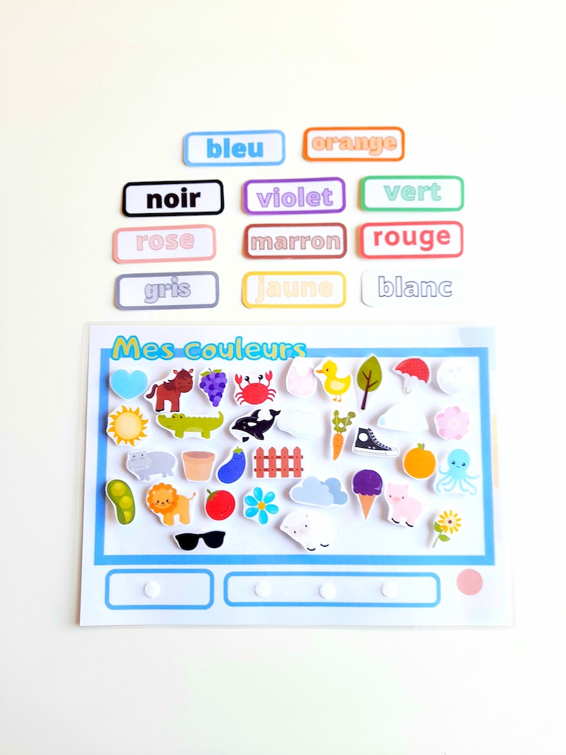 Jeu des couleurs, Apprendre les couleurs, Activité Maternelle, Jeu ...