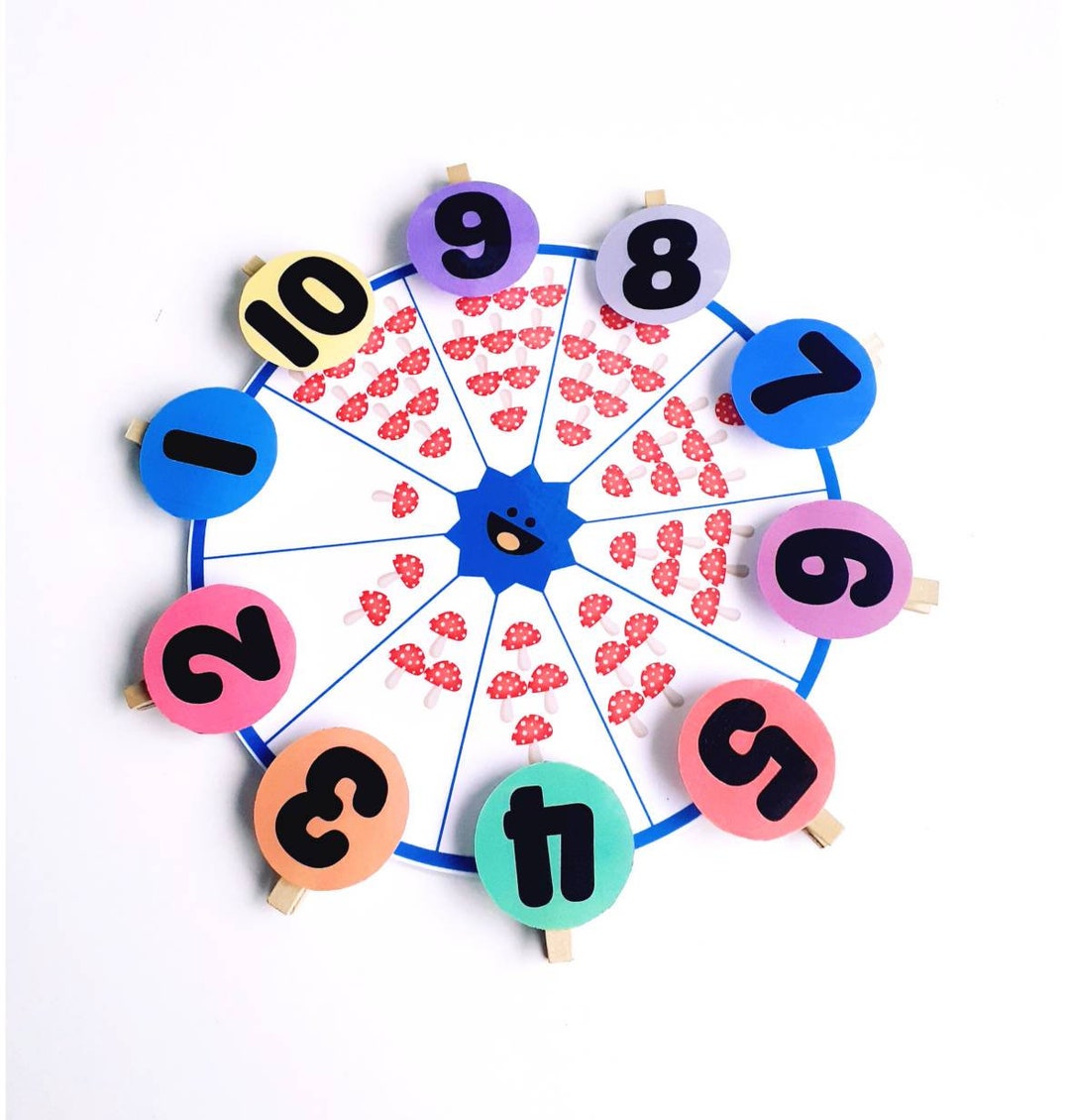 Numbers Game, Numbers Wheel, Learn to Count Kindergarten, Kindergarten ...