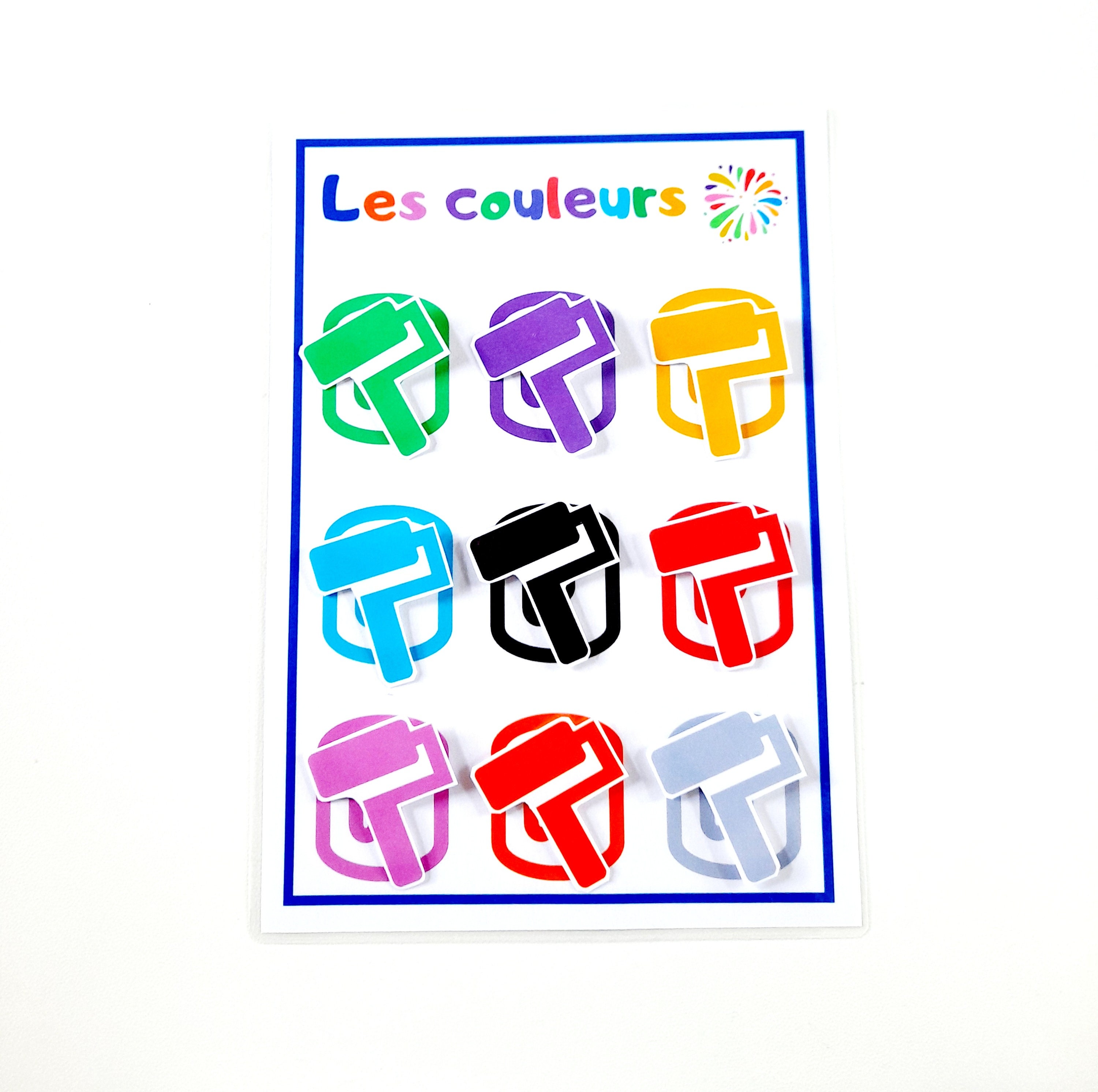 Jeu des couleurs, Apprendre les couleurs, Activités Maternelle, Jeu ...