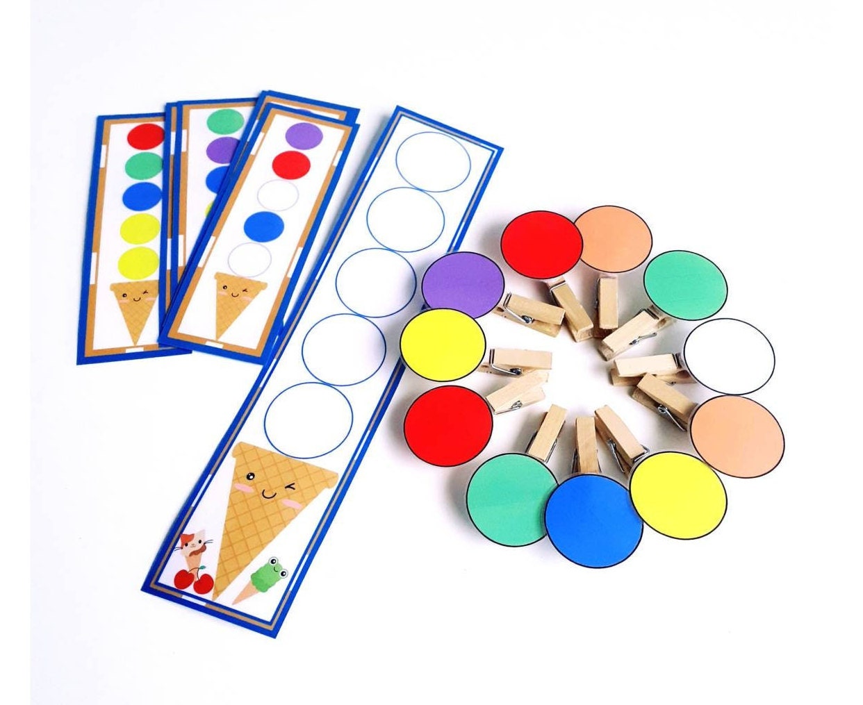 Learning Colors, Kindergarten Color Activity, Montessori Color Game ...