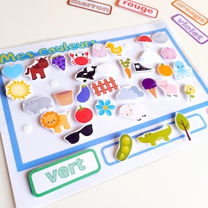 Jeu des couleurs, Apprendre les couleurs, Activité Maternelle, Jeu ...