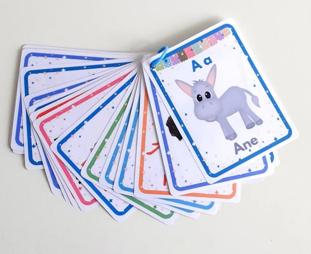 Alphabet Cards, Animal Abcs, ABC Cards, Alphabet Memory Cards, Letter ...