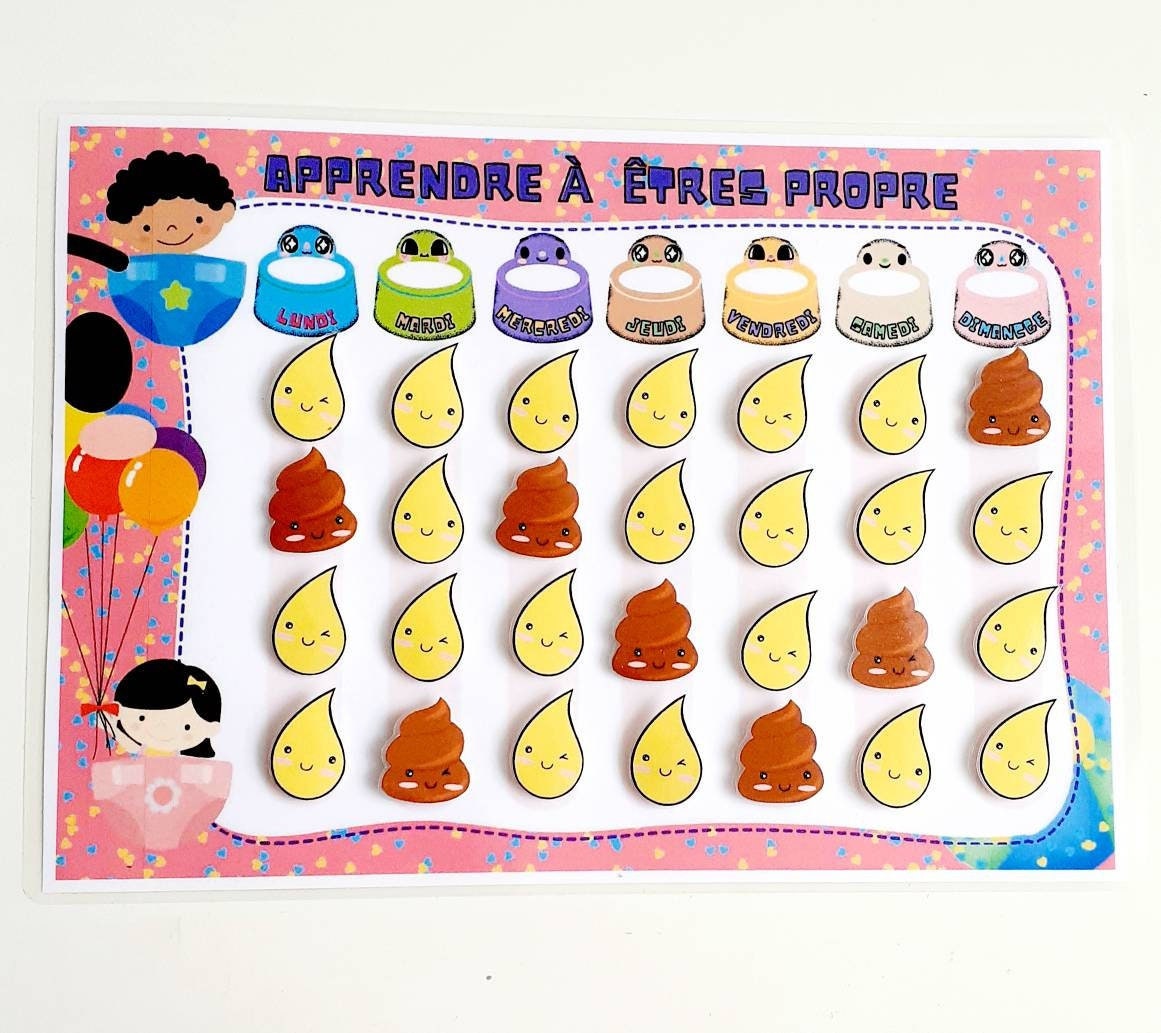 Motivation Board, Potty Training, Child Routine - Etsy