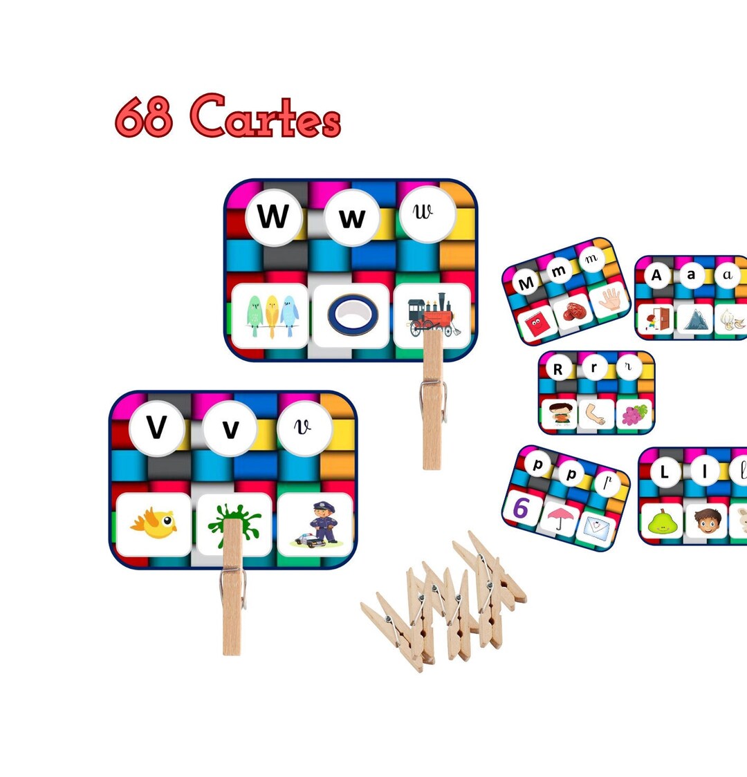 Alphabet Phonics Cards to Learn Letters - Etsy UK