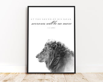 The Chronicles of Narnia Printable POSTER Wall Art C.s.lewis - Etsy
