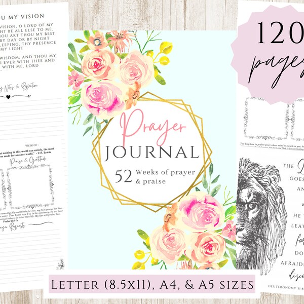 Prayer Journal - Etsy