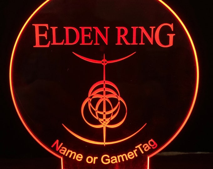 Elden Ring LED Light Personalized - Etsy