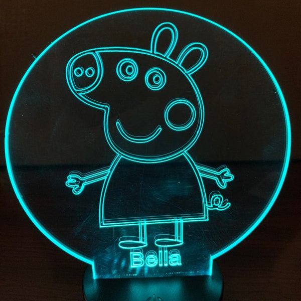 Pig Night Light - Etsy