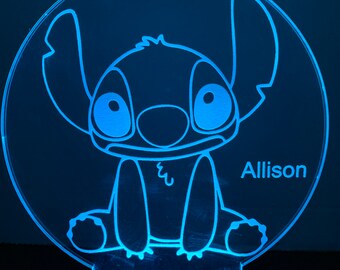 Stitch Night Light - Etsy