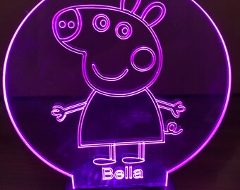 Peppa Pig Night Light | Etsy
