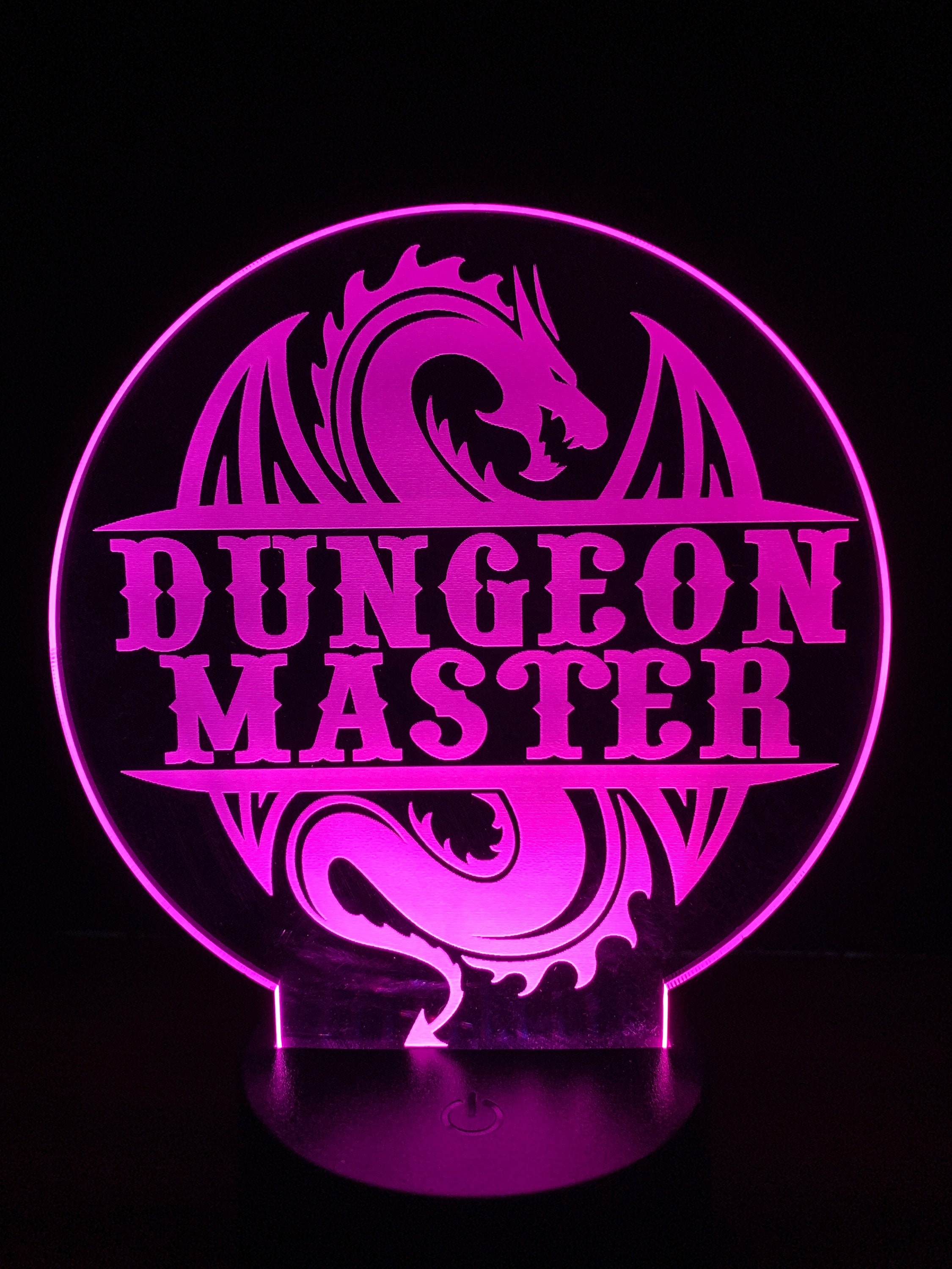 Dnd Dugeon Master LED Light - Etsy