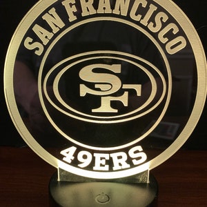 San Francisco 49ers LED Light - Etsy