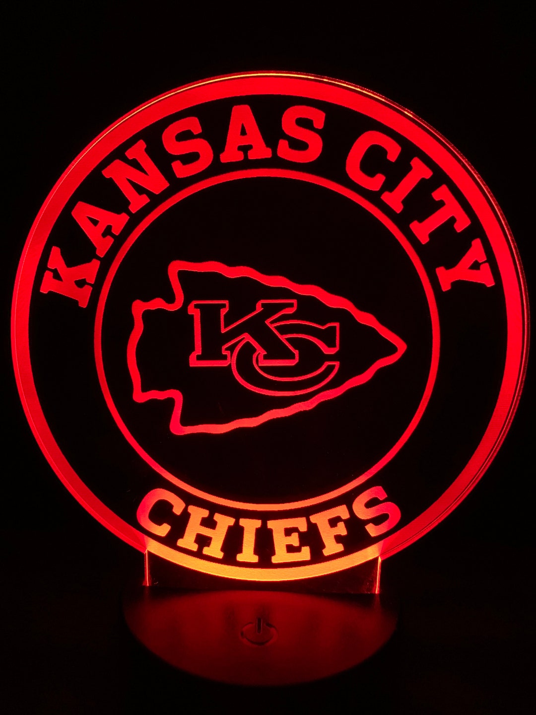 Kansas City Chiefs Led Light Etsy