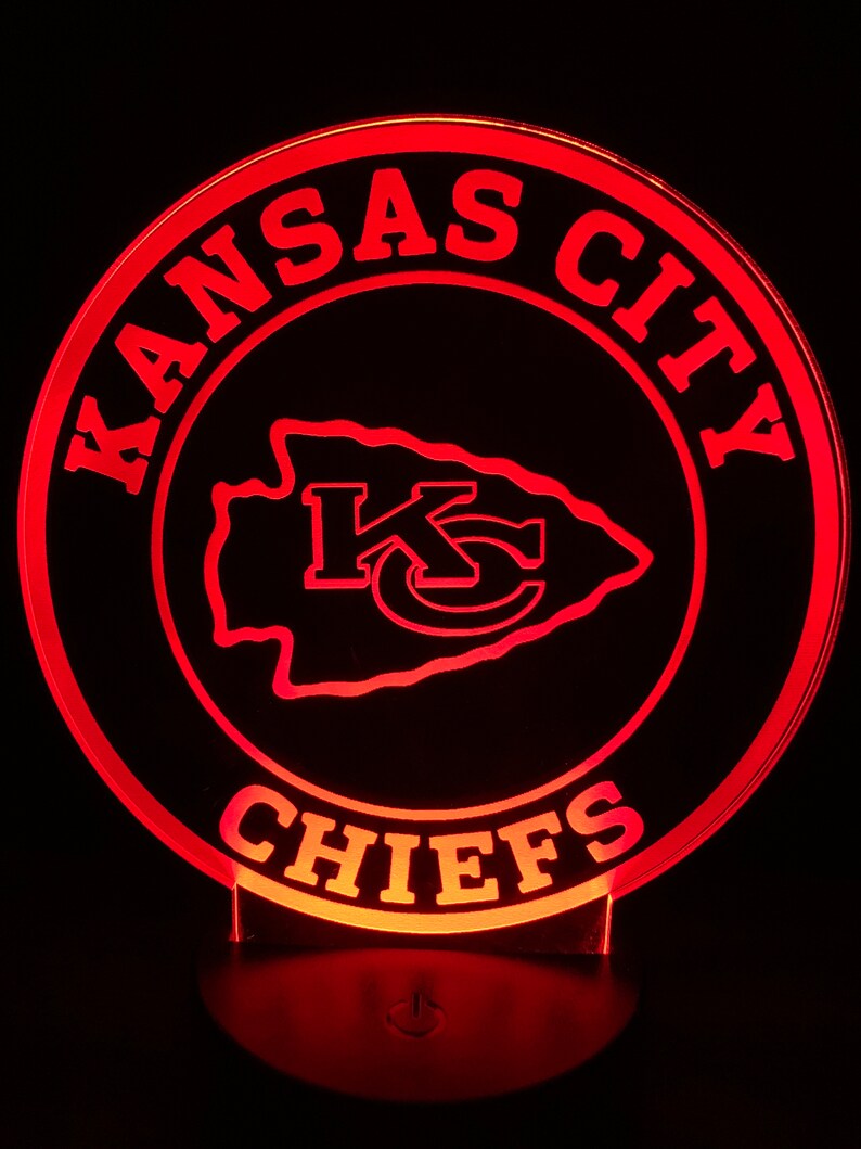 Kansas City Chiefs LED Light - Etsy