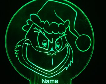 Grinch Night Light - Etsy
